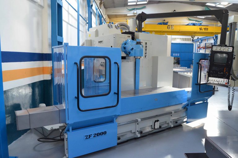 Used Bed Type Milling Machine Zayer ZF 2000 reconstructed