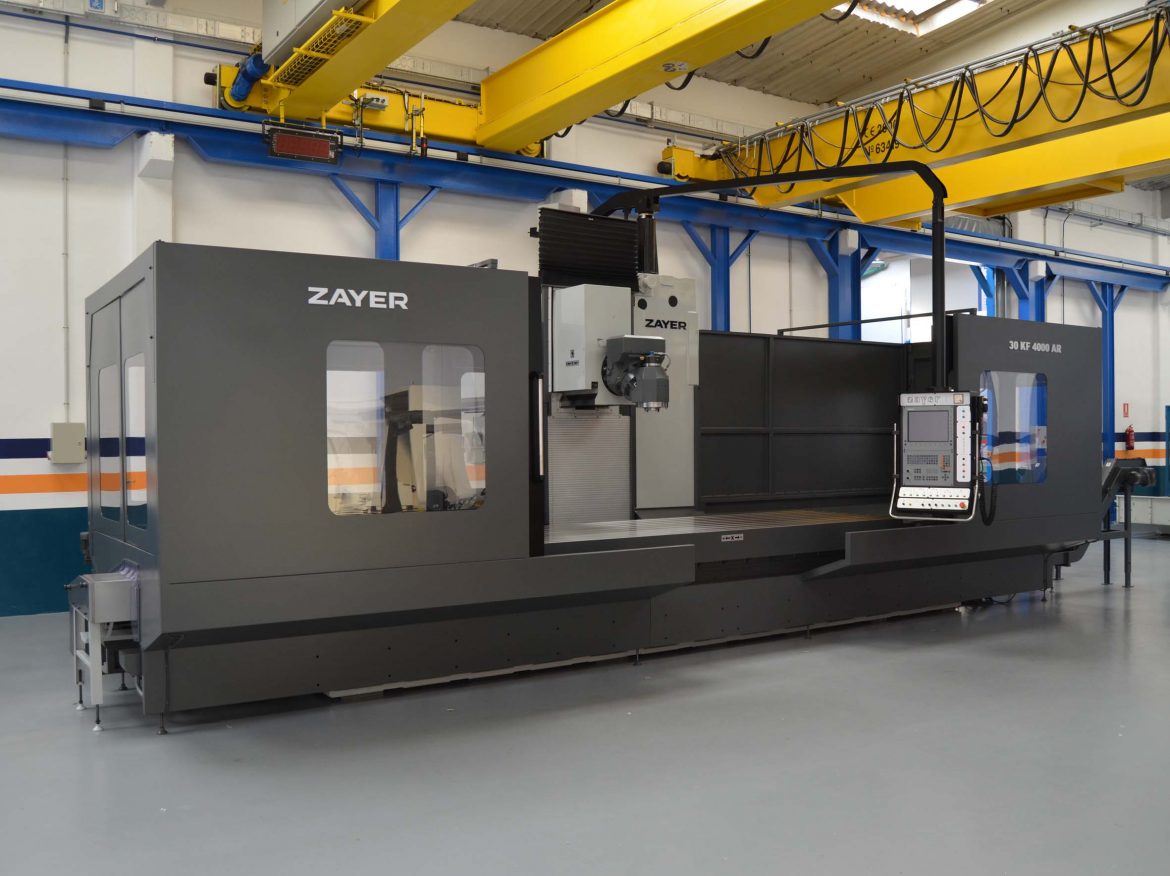 Reconstrucción fresadora puente Zayer FP10000