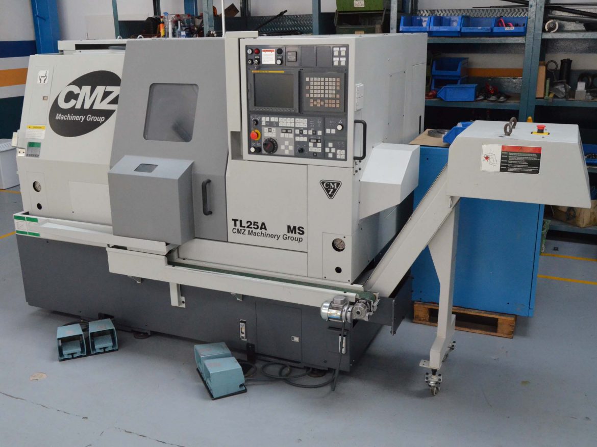 For sale: CMZ TL25 AMS Lathe with B, C and driven tools.
