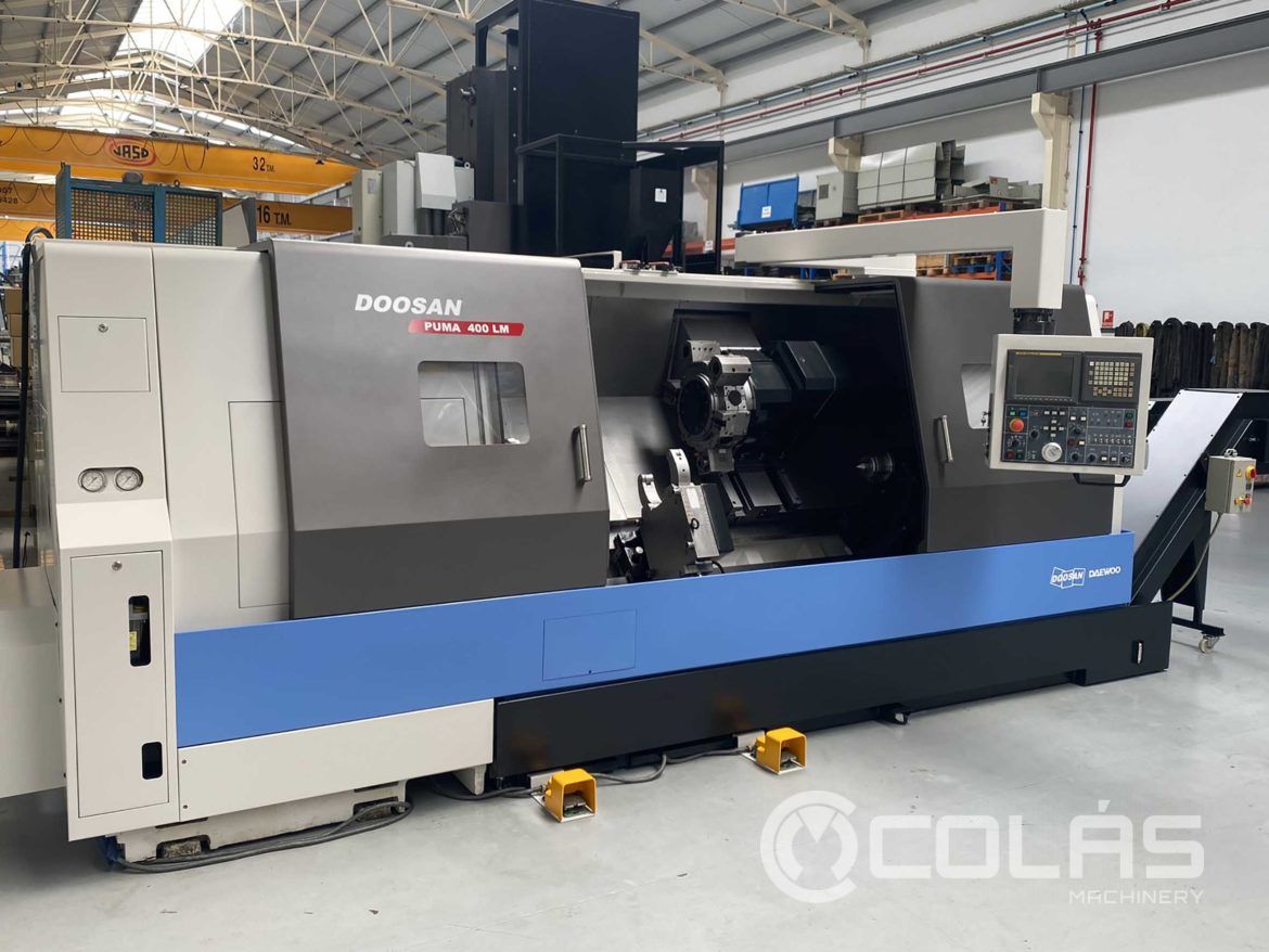 Second Hand DOOSAN Puma 400LM CNC Lathe for sale