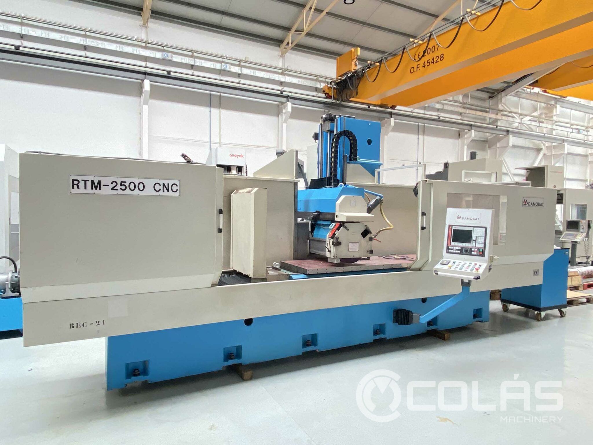 Used DANOBAT RTM-2500 CNC| Maquinaria Colás