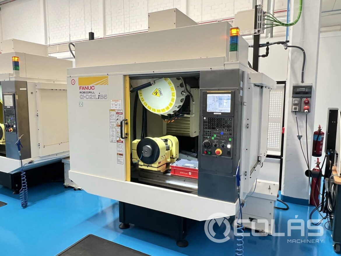 FANUC Robodrill α D21LIB5 5ax | Maquinaria Colás.