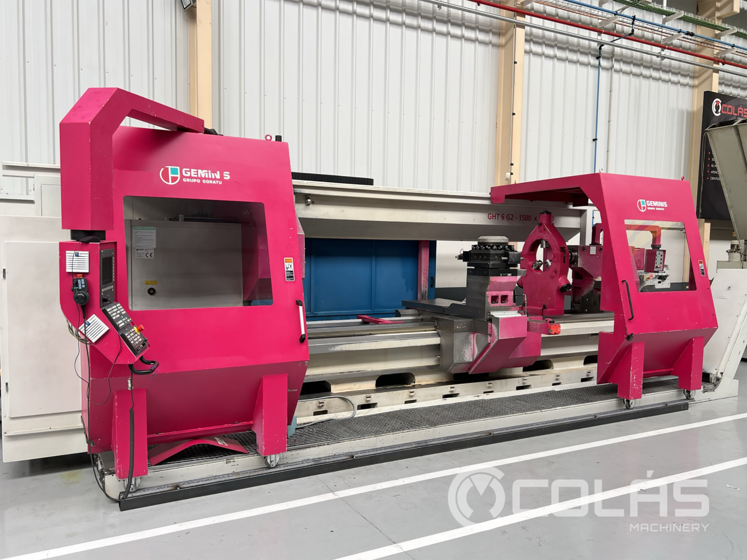 Geminis GHT6 G2 1500 x 4000 lathe | Maquinaria Colás